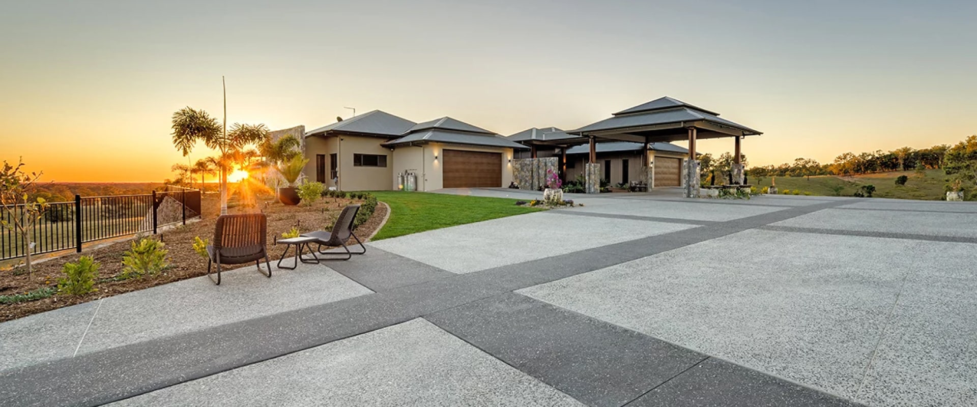 Elevate Your Home with 10 Creative Exposed Aggregate Driveway Ideas